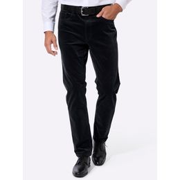 Cordhose CLASSIC, Herren, Gr. 46, Normalgr&ouml;&szlig;en, marine, 98% Baumwolle, 2% Elasthan, unifarben, Hosen Cordhose