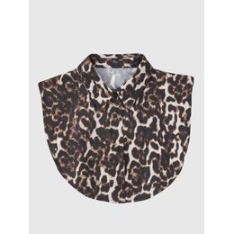 Blusentop Classic Basics, Damen, Gr. 1, braun, schwarz, bedruckt, 100% Polyester, gemustert, Blusen Blusentop