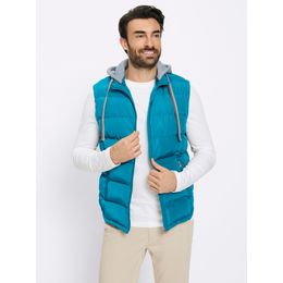 Steppweste Marco Donati, Herren, Gr. 50, topas, , Sweatware:80% Baumwolle, 20% Polyester, Wattierung:100% Polyester, meliert, unifarben, Westen Steppweste