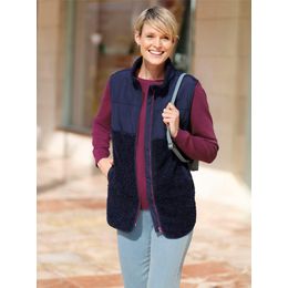Fleeceweste Classic Basics, Damen, Gr. 44, marine, 100% Polyester, Einsatz:100% Polyester, unifarben, Westen Fleeceweste