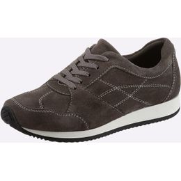 Sneaker Casual Looks, Damen, Gr. 36, anthrazit, Lederimitat, Schuhe Sneaker