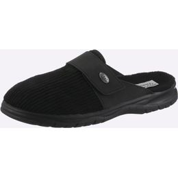Pantoffel Casual Looks, Herren, Gr. 40, schwarz, Schuhe