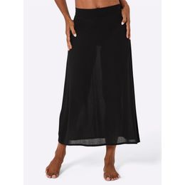 Sommerkleid feel good "Rock", Damen, Gr. 44/46, Normalgr&ouml;&szlig;en, schwarz, 95% Viskose, 5% Elasthan, gemustert, mehrfarbig, knielang, Kleider Sommerkleid