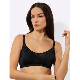 w&auml;schepur B&uuml;gelloser BH W&Auml;SCHEPUR, Damen, Gr. 85, Cup B, schwarz, 82% Polyamid, 18% Elasthan, BHs