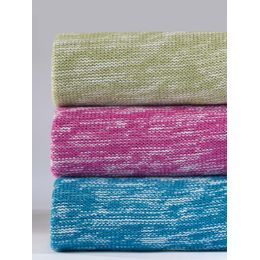 Strickpullover Classic Basics "Rundhals-Pullover", Damen, Gr. 44, topas, meliert, 100% Polyacryl, gemustert, mehrfarbig, meliert, Pullover Strickpullover
