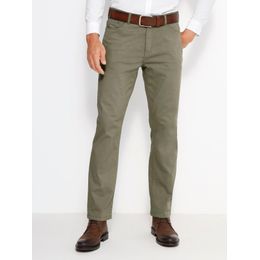 Chinos CLASSIC, Herren, Gr. 23, Unterbauchgr&ouml;&szlig;en, gr&uuml;n (khaki), 97% Baumwolle, 3% Elasthan, unifarben, Hosen