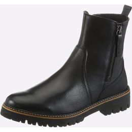 Stiefelette Casual Looks, Damen, Gr. 36, schwarz, Glattleder, Schuhe Stiefelette