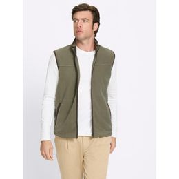 Fleeceweste Catamaran, Herren, Gr. 48/50, khaki, schoko, 100% Polyester, unifarben, Westen Fleeceweste
