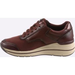 Sneaker Jana, Damen, Gr. 38, bordeaux, Synthetik, Textil, Schuhe Sneaker