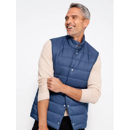 Steppweste CLASSIC, Herren, Gr. 52, jeansblau, 100% Polyester, Wattierung:100% Polyester, unifarben, Westen Steppweste