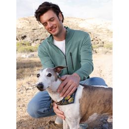 Strickjacke Catamaran, Herren, Gr. 52, jade, 100% Polyacryl, unifarben, Strickjacken Strickjacke