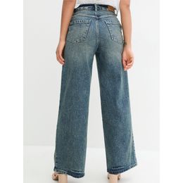 Bequeme Jeans Inspirationen, Damen, Gr. 42, Normalgr&ouml;&szlig;en, blau, stone, washed, 98% Baumwolle, 2% Elasthan, unifarben, lang, Jeans