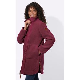 Winterjacke Casual Looks, Damen, Gr. 36, bordeaux, 100% Polyester, Besatz:100% Polyester, Wattierung:100% Polyester, unifarben, Jacken Winterjacke