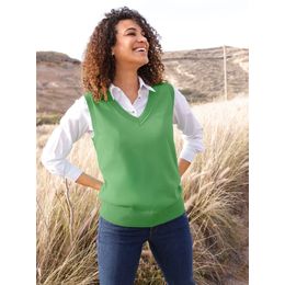 Pullunder Casual Looks "Pullunder", Damen, Gr. 50, apfel, 100% Baumwolle, unifarben, Pullover Pullunder