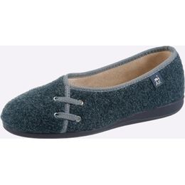 Ballerina, Damen, Gr. 36, dunkelblau, Polyester, Basic, Schuhe Ballerina