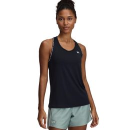 Tanktop Under Armour "TECH KNOCKOUT TANK", Damen, Gr. XL, wei&szlig; (schwarz,, wei&szlig;), Obermaterial: 90% Polyester, 10% Elasthan, Rundhals, Tops Tanktop, &auml;rmelloses Design, sportlicher Stil, leichtes Material