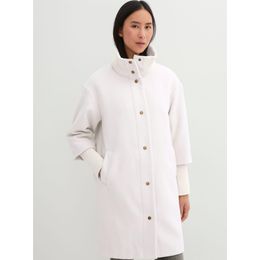 Wintermantel Inspirationen, Damen, Gr. 44, ecru, 100% Polyester, Besatz:3% Elasthan, 90% Polyacryl, 7% Polyester, M&auml;ntel Wintermantel