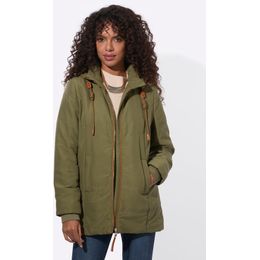 Steppjacke Casual Looks, Damen, Gr. 36, oliv, 100% Polyester, Wattierung:100% Polyester, unifarben, Jacken Steppjacke