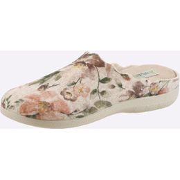 Waldl&auml;ufer Pantoffel WALDL&Auml;UFER, Damen, Gr. 36, ros&eacute;, gebl&uuml;mt, Filz, Schuhe