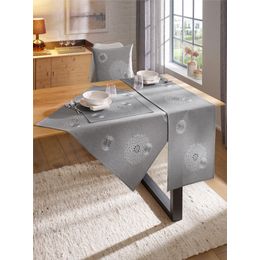 Tischdecke Gr. 3, grau, B:40cm L:90cm, Tischdecken, Tischdecke