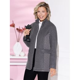 Boucl&egrave;jacke Classic Basics, Damen, Gr. 38, anthrazit, 100% Polyester, Wattierung:100% Polyester, Jacken