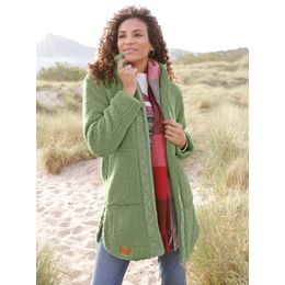 Winterjacke Casual Looks, Damen, Gr. 36, eucalyptus, 100% Polyester, Besatz:100% Polyester, Wattierung:100% Polyester, unifarben, Jacken Winterjacke