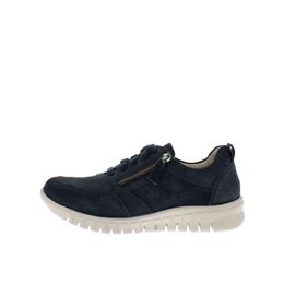 Sneaker Casual Looks, Damen, Gr. 36, jeansblau, Nubukleder, Schuhe Sneaker