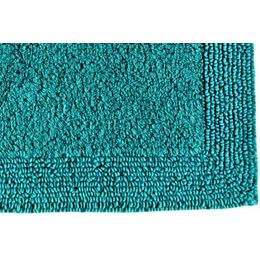 Badematte HEINE HOME Gr. 1, petrol, rechteckig (45cm x 50cm ), 1 Stk., Badematten, Badematte