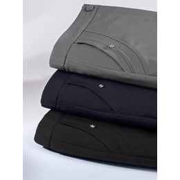 Webhose Classic Basics, Damen, Gr. 19, Kurzgr&ouml;&szlig;en, marine, 100% Polyester, unifarben, Hosen