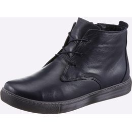 Stiefelette Andrea Conti, Damen, Gr. 37, dunkelblau, Glattleder, Schuhe Stiefelette