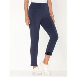 Leggings Classic Basics, Damen, Gr. 48, Normalgr&ouml;&szlig;en, marine, 95% Polyester, 5% Elasthan, unifarben, Hosen Leggings