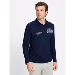 Langarmshirt Catamaran "Langarm-Shirt", Herren, Gr. 52/54, marine, bedruckt, 100% Baumwolle, bedruckt, gemustert, unifarben, Shirts Langarmshirt