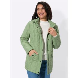 Steppjacke Casual Looks, Damen, Gr. 52, eucalyptus, 100% Polyester, Wattierung:100% Polyester, unifarben, Jacken Steppjacke