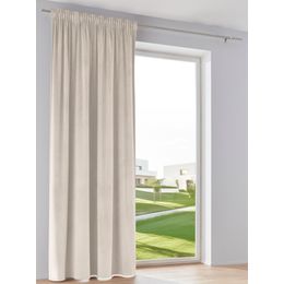 Vorhang HEINE HOME Gr. 2, sanftes wei&szlig;, B:140cm H:175cm, Polyester, Gardinen