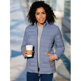 Steppjacke Classic Basics, Damen, Gr. 40, blau (taubenblau), 100% Polyester, Wattierung:100% Polyester, unifarben, Jacken Steppjacke