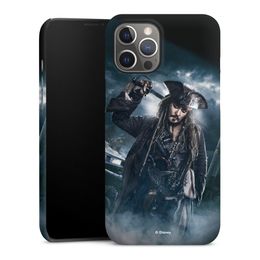 DeinDesign iPhone 12 Pro Max Handy Premium Case Smartphone Handyh&uuml;lle Schutzh&uuml;lle matt Fluch Der Karibik Captain Jack Sparrow Official Licensed Product Premium 