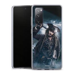 DeinDesign Galaxy S20 FE Handy Silikon H&uuml;lle Case transparent Handyh&uuml;lle Captain Jack Sparrow Fluch Der Karibik Official Licensed Product Silikon Case