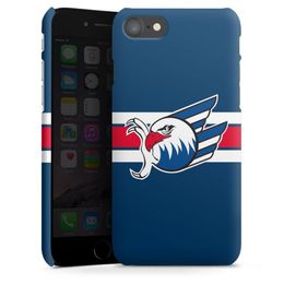 DeinDesign iPhone SE (2020) Handy Premium Case Smartphone Handyh&uuml;lle Schutzh&uuml;lle matt Ice Hockey Adler Mannheim Logo Premium Case