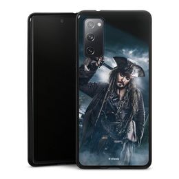 DeinDesign Galaxy S20 FE Handy Silikon H&uuml;lle Case schwarz Handyh&uuml;lle Captain Jack Sparrow Fluch Der Karibik Official Licensed Product