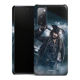 DeinDesign Galaxy S20 FE Handy Premium Case Smartphone Handyh&uuml;lle Schutzh&uuml;lle gl&auml;nzend Fluch Der Karibik Captain Jack Sparrow Official Licensed Product Premium 