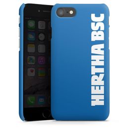 DeinDesign iPhone SE (2020) Handy Premium Case Smartphone Handyh&uuml;lle Schutzh&uuml;lle matt Soccer Hertha Bsc Blue Premium Case