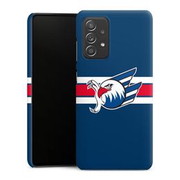 DeinDesign Galaxy A52s 5G Handy Premium Case Smartphone Handyh&uuml;lle Schutzh&uuml;lle matt Adler Mannheim Ice Hockey Logo Premium Case