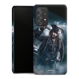 DeinDesign Galaxy A52s 5G Handy Premium Case Smartphone Handyh&uuml;lle Schutzh&uuml;lle matt Captain Jack Sparrow Fluch Der Karibik Official Licensed Product Premium Case