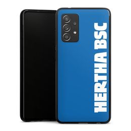DeinDesign Galaxy A52s 5G Handy Silikon H&uuml;lle Case schwarz Handyh&uuml;lle Blue Hertha Bsc Soccer