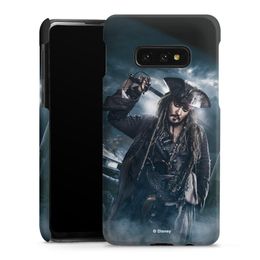 DeinDesign Galaxy S10e Handy Premium Case Smartphone Handyh&uuml;lle Schutzh&uuml;lle matt Fluch Der Karibik Captain Jack Sparrow Official Licensed Product Premium Case