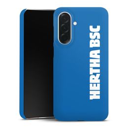 DeinDesign Galaxy A36 5G Handy Premium Case Smartphone Handyh&uuml;lle Schutzh&uuml;lle matt Blue Hertha Bsc Soccer Premium Case
