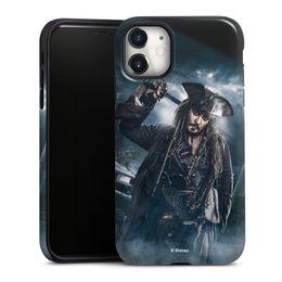 DeinDesign iPhone 11 Handy Panzer Handyh&uuml;lle robuste Outdoor H&uuml;lle Schutzh&uuml;lle gl&auml;nzend Captain Jack Sparrow Official Licensed Product Fluch Der Karibik Tough 
