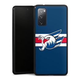 DeinDesign Galaxy S20 FE Handy Silikon H&uuml;lle Case schwarz Handyh&uuml;lle Adler Mannheim Ice Hockey Logo