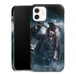 DeinDesign iPhone 12 Handy Premium Case Smartphone Handyh&uuml;lle Schutzh&uuml;lle matt Fluch Der Karibik Captain Jack Sparrow Official Licensed Product Premium Case