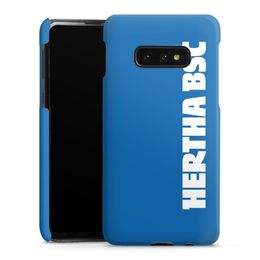 DeinDesign Galaxy S10e Handy Premium Case Smartphone Handyh&uuml;lle Schutzh&uuml;lle matt Blue Hertha Bsc Soccer Premium Case